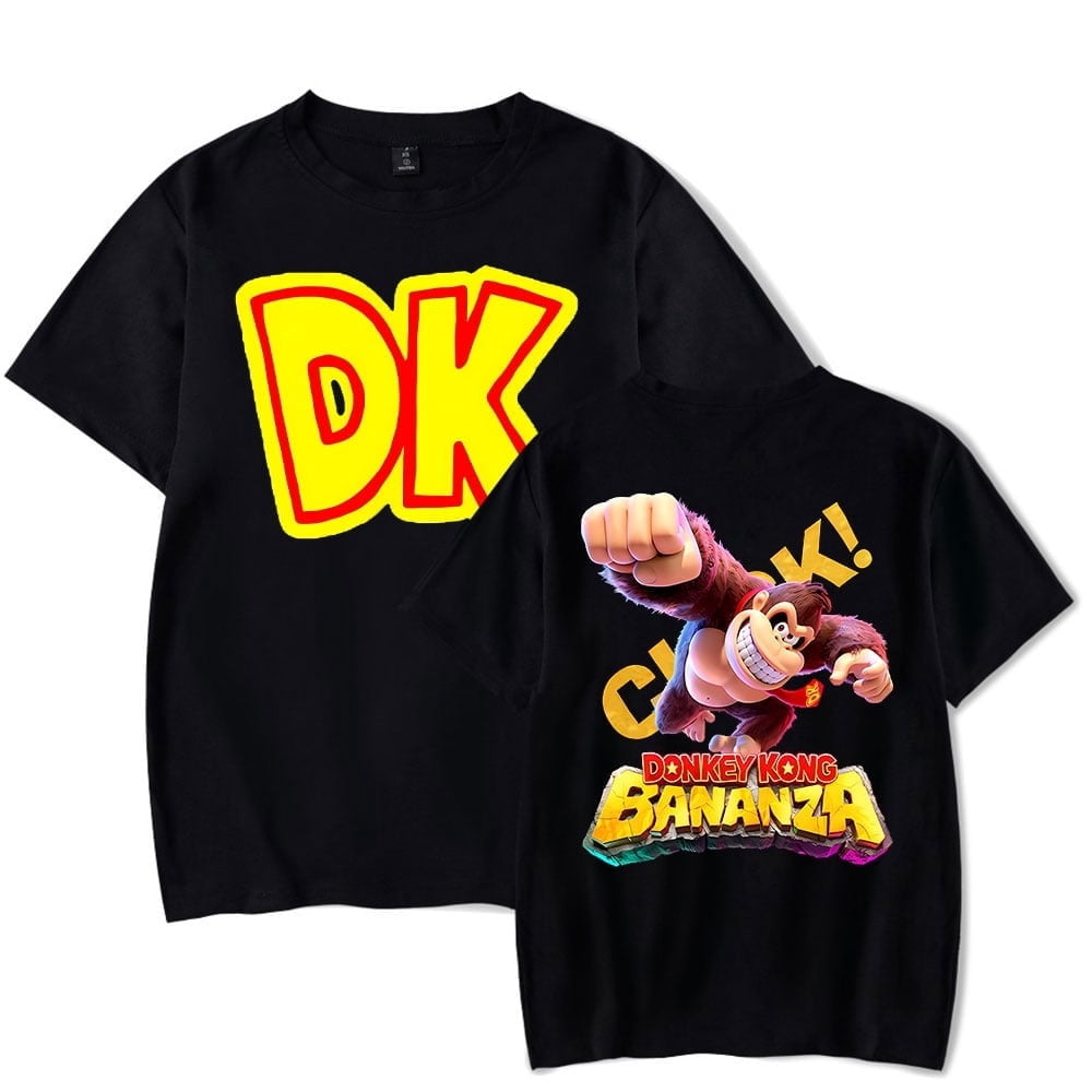 Donkey Kong Bananza Merch Hot Games T-shirt Unisex Fashion Round Neck ...