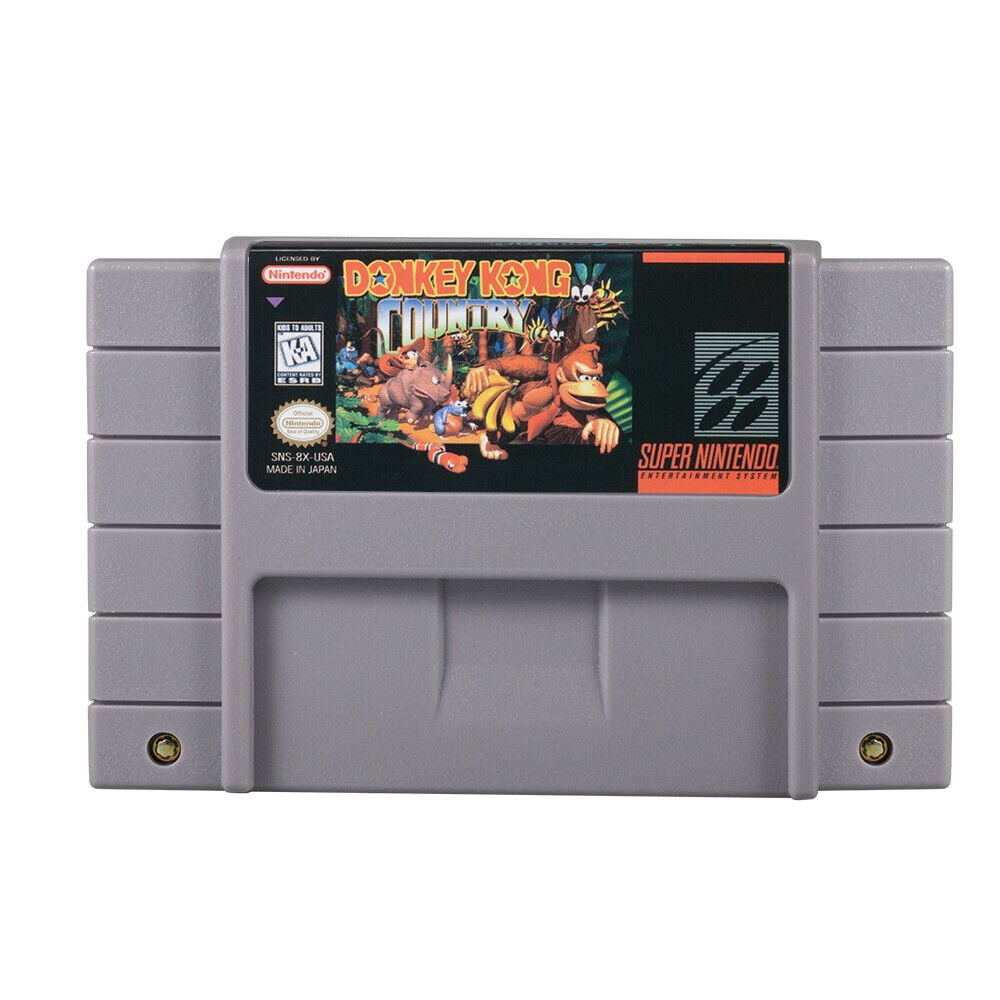 Donkey Kong Country 1 2 3 All Version Snes USA Cartridge Super Game For ...
