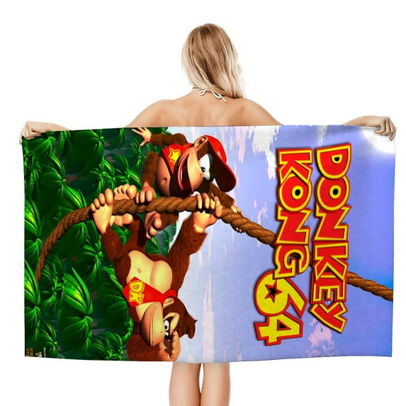 Donkey Kong Country Beach Quick Drying Towel, ultra-light, quick-drying ...