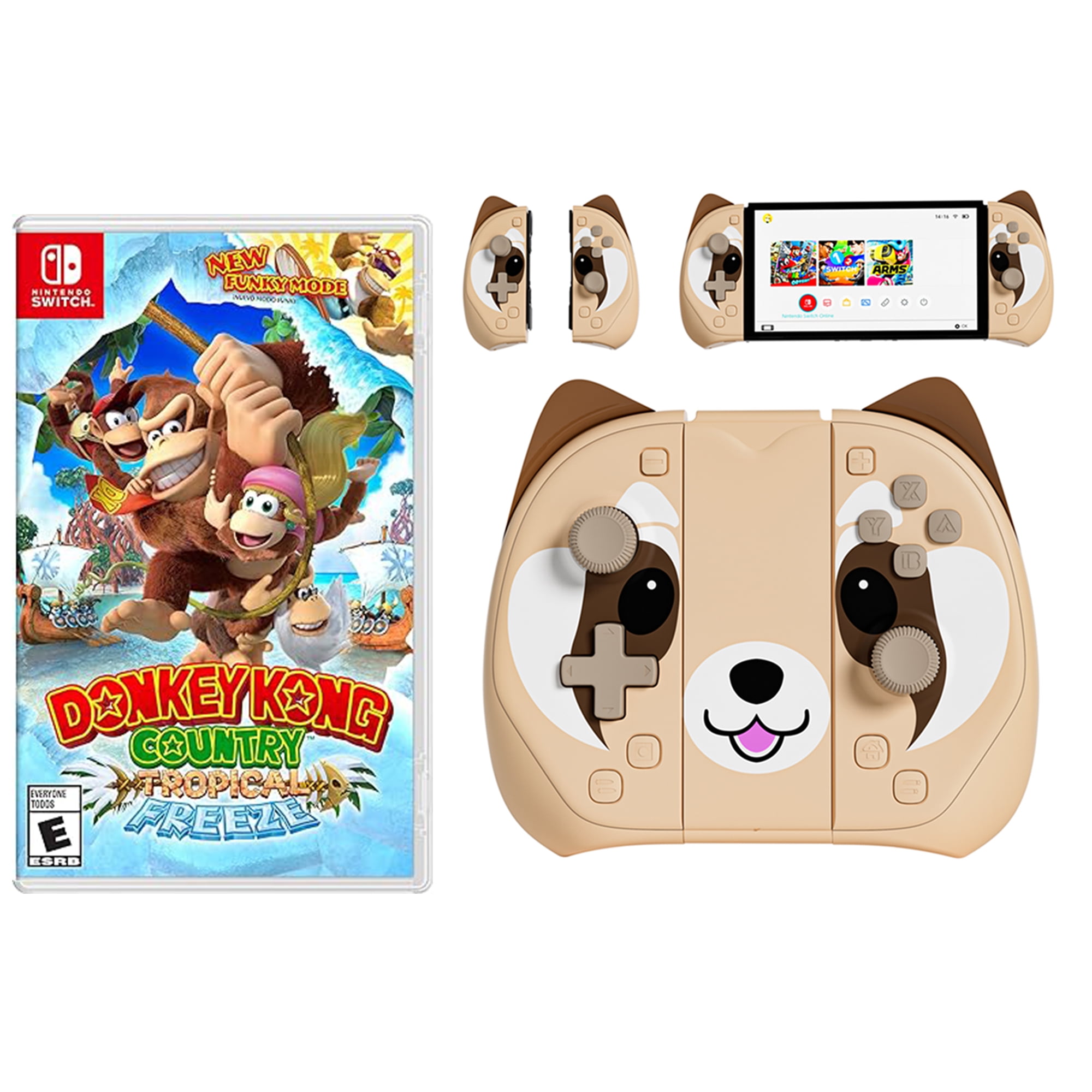 Donkey Kong Country: Tropical Freeze Game Disc and Switch Joypad for ...