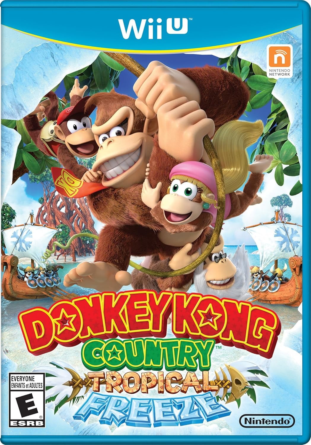 Nintendo Donkey Kong Country Tropical Freeze Game, Wii U, Nintendo ...
