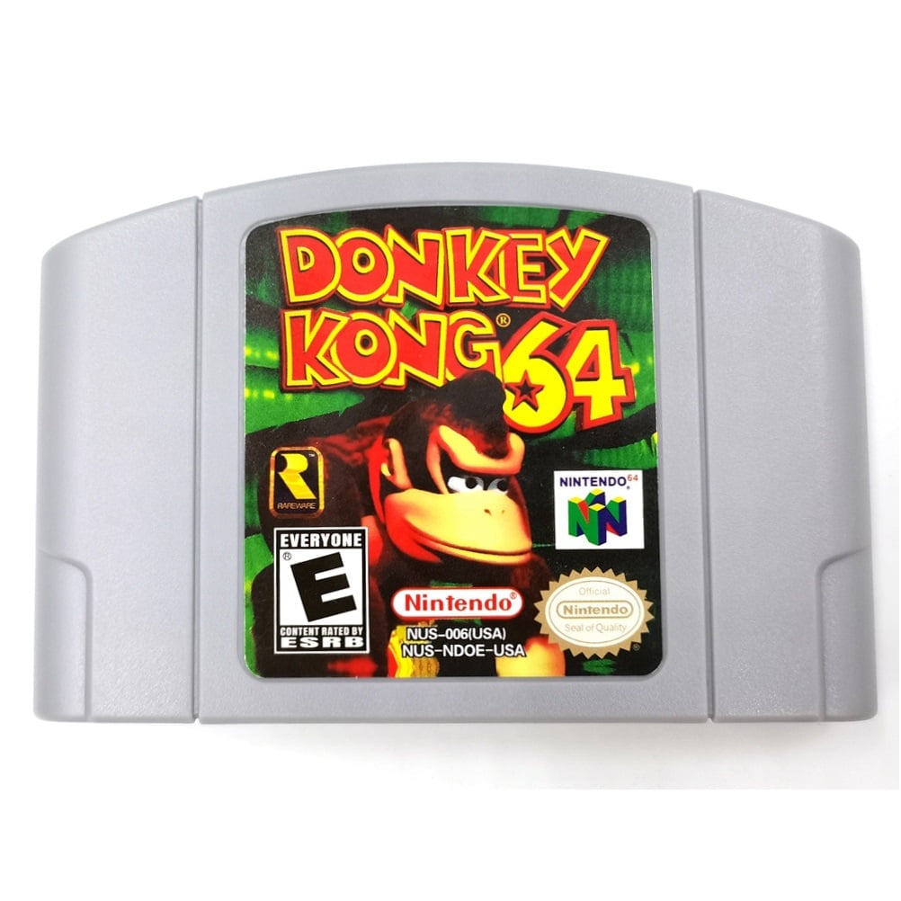 Donkey Kong N64 Games US Version - Walmart.com