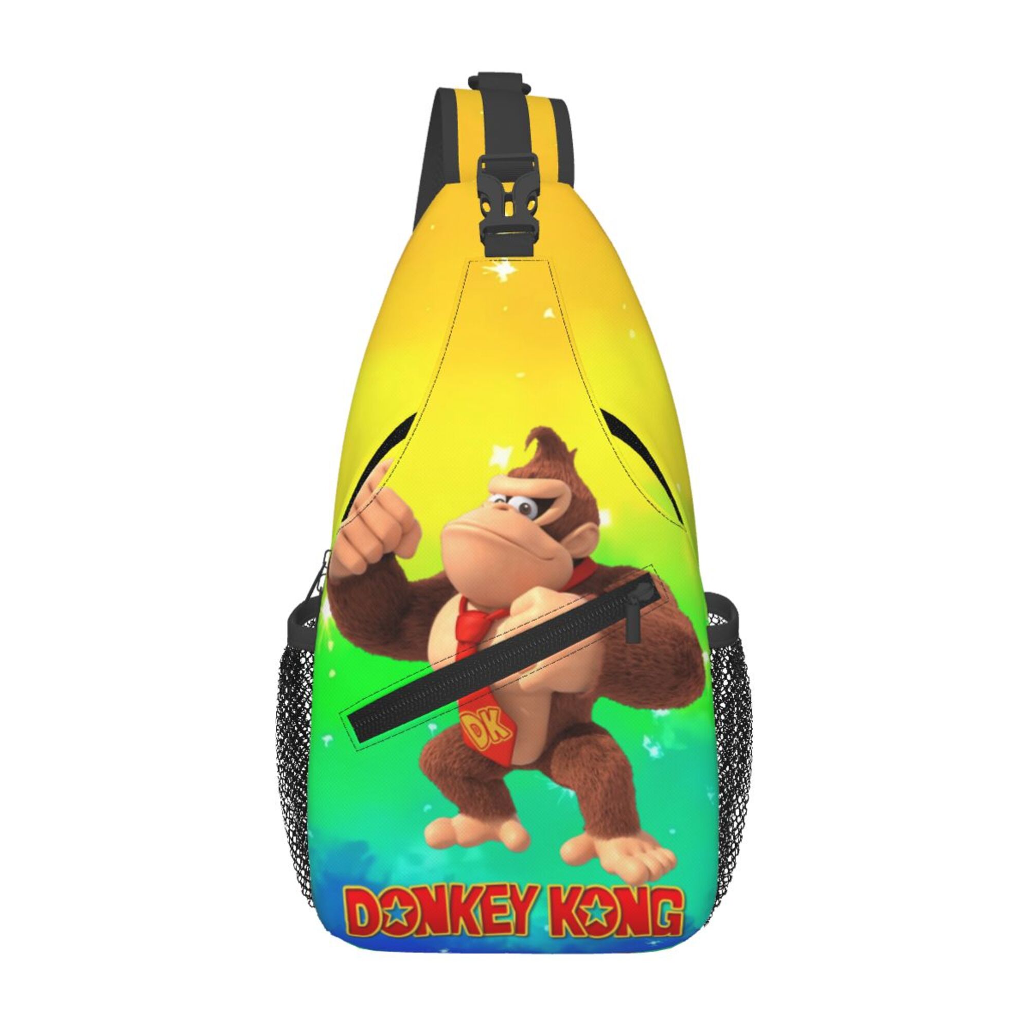 Donkey Kong Sling Bag Crossbody Sling Backpack Chest Bag Daypack Purses ...