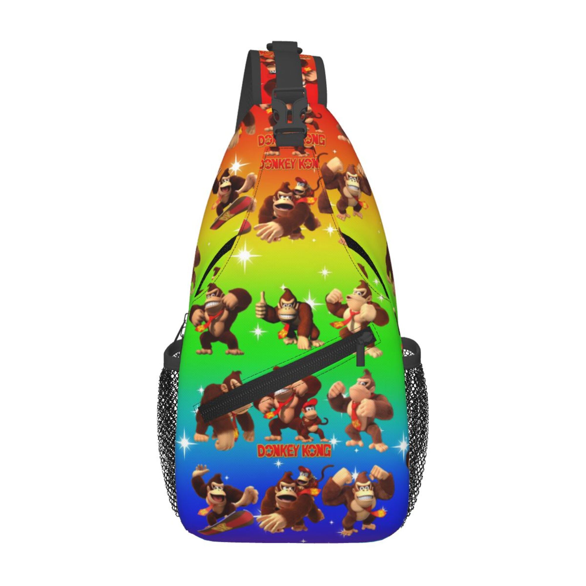 Donkey Kong Sling Bag Crossbody Sling Backpack Chest Bag Daypack Purses ...