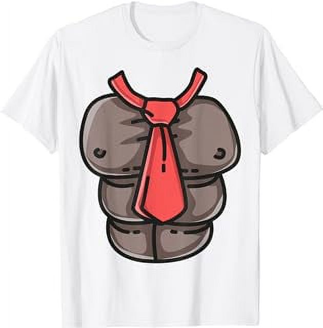 Donkey Monkey Chest Red Tie Game Cosplay Halloween Costume T-Shirt ...