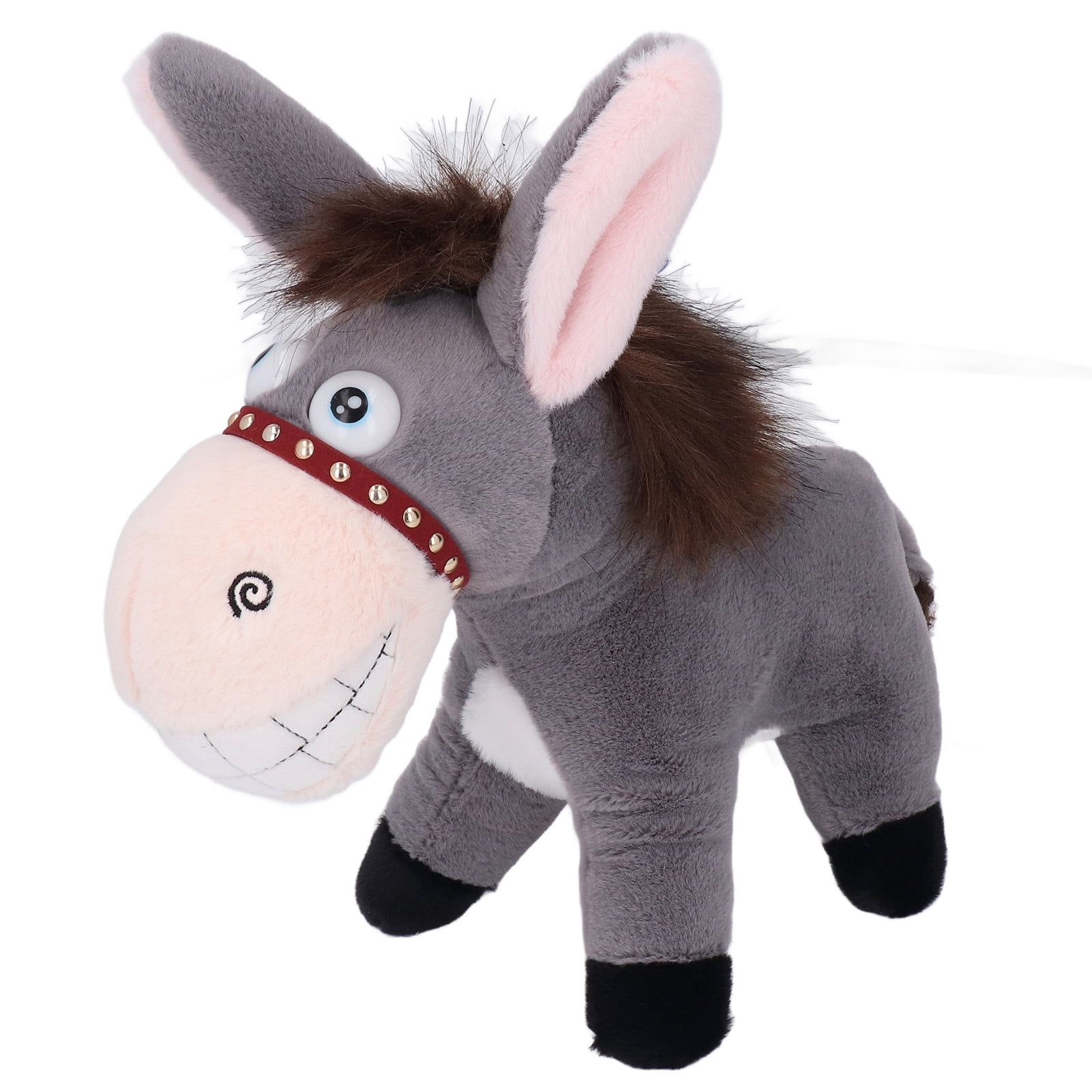 Donkey Plush Toy 14in L Stuffed Animal Soft Huggable Donkey Plush ...