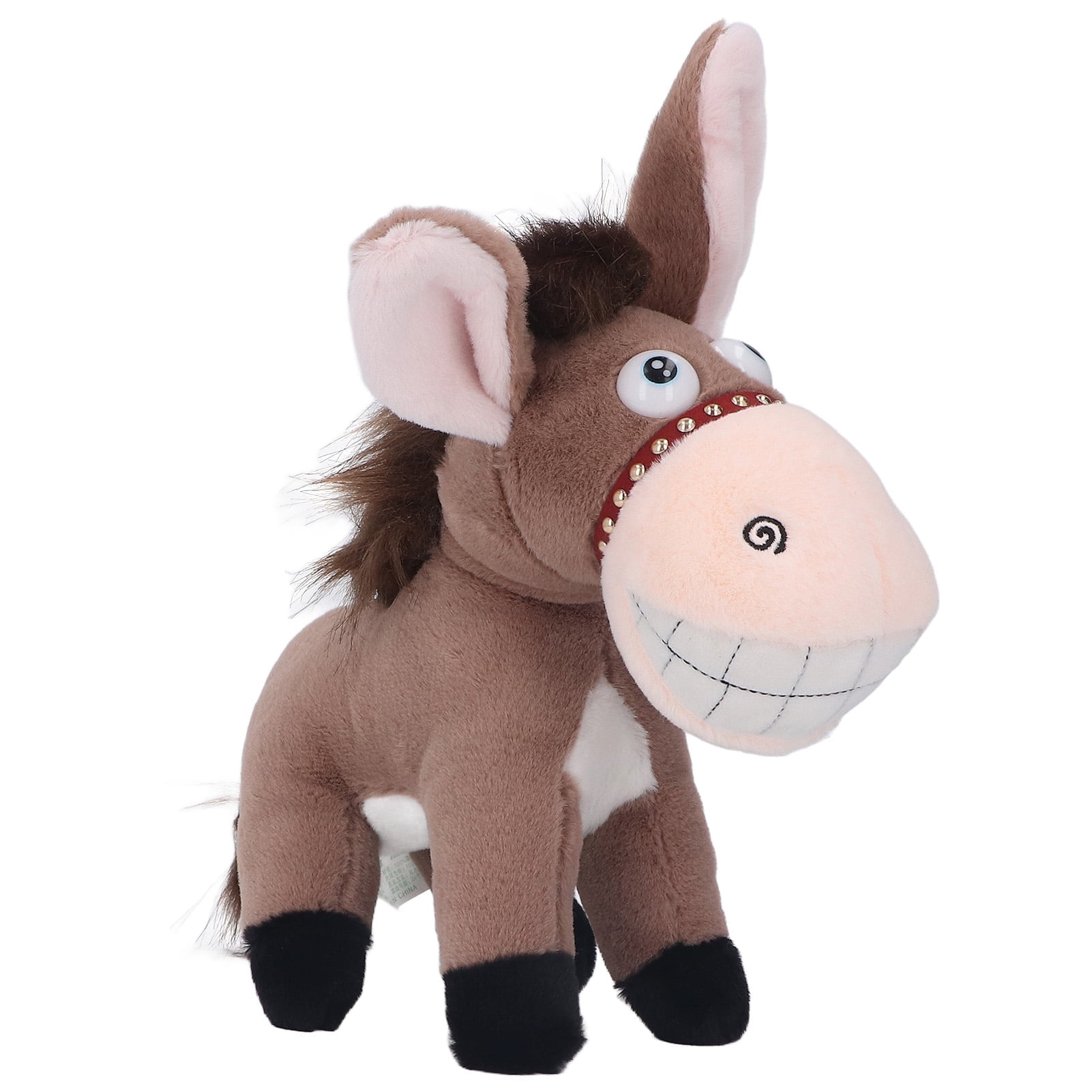 Donkey Plush Toy 14in L Stuffed Animal Soft Huggable Donkey Plush ...
