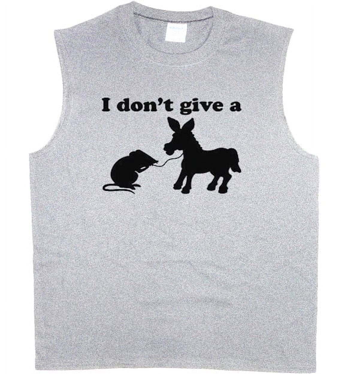 Donkey Rat Funny Men's Sleeveless T-shirt Muscle Tee - Walmart.com