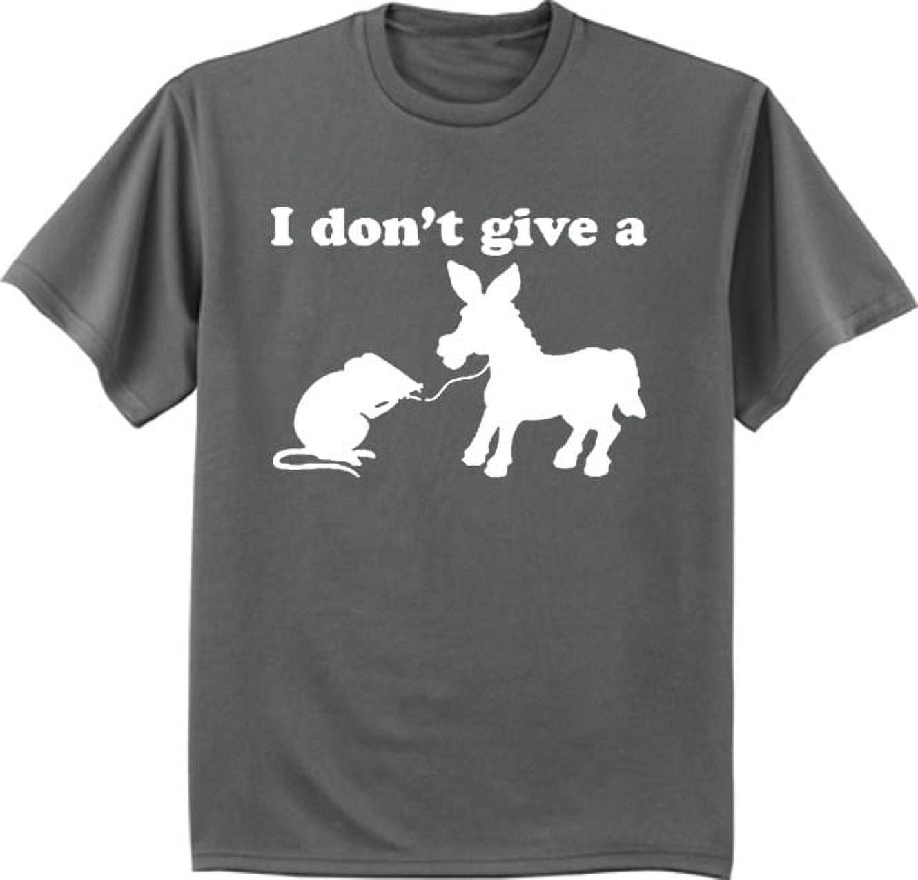 Donkey rat funny saying decal t-shirt graphic tee for men - Walmart.com