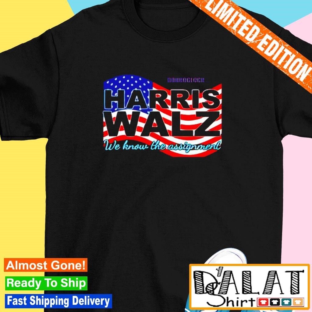 Donkoclock Harris Walz We Know The Assignment Usa Flag Shirt - Walmart.com