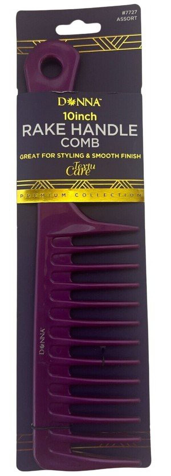 Donna 10" Rake Handle Comb #7727 Colors May Vary - Walmart.com