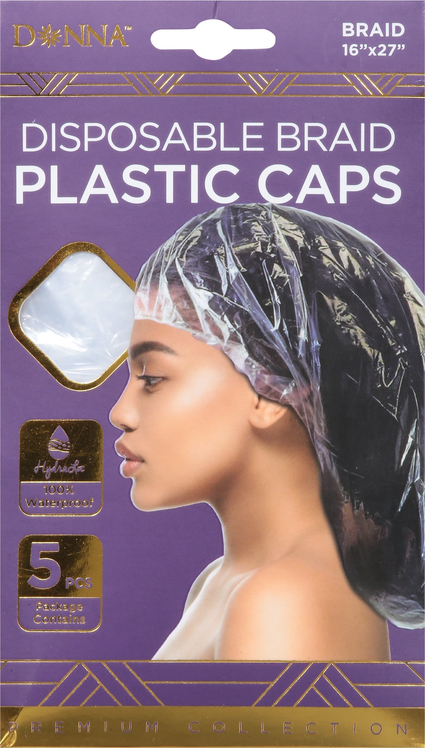 Donna Braid Dosposable Plastic Cap 5pcs | CVS - Walmart.com