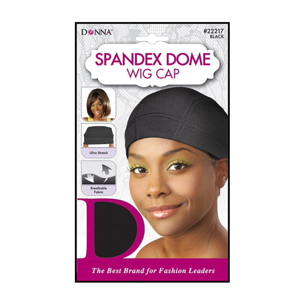Donna Collection Black Spandex Dome Cap, Packaging May Vary, 1 Ea ...