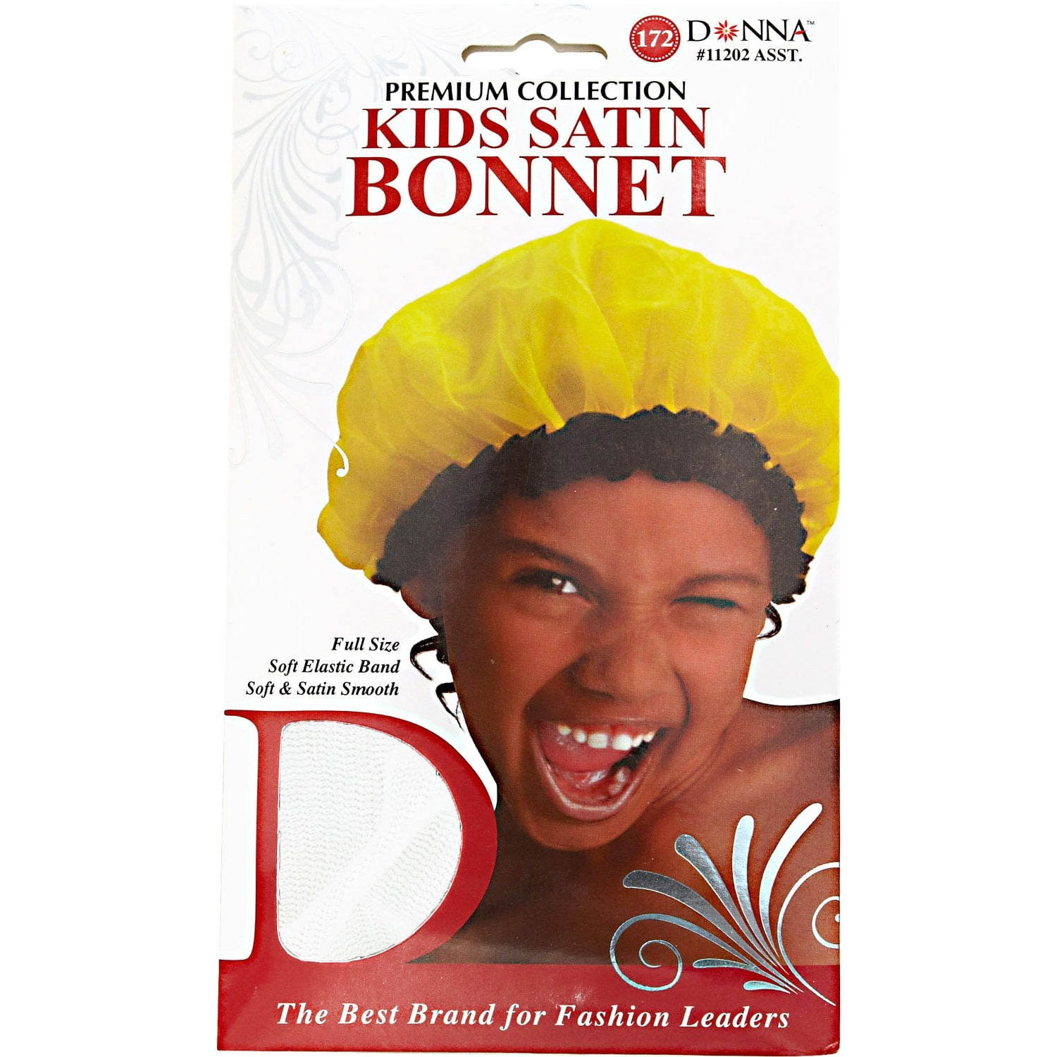 Donna Collection Kids Satin Bonnet Assorted,Pack of 24 - Walmart.com