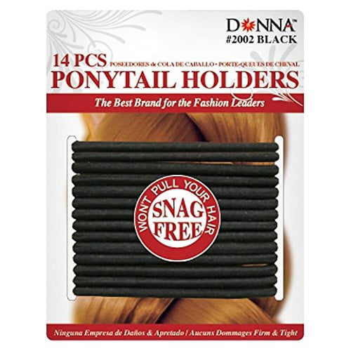 Donna Collection Ponytail Holders, 14 Count - Walmart.com