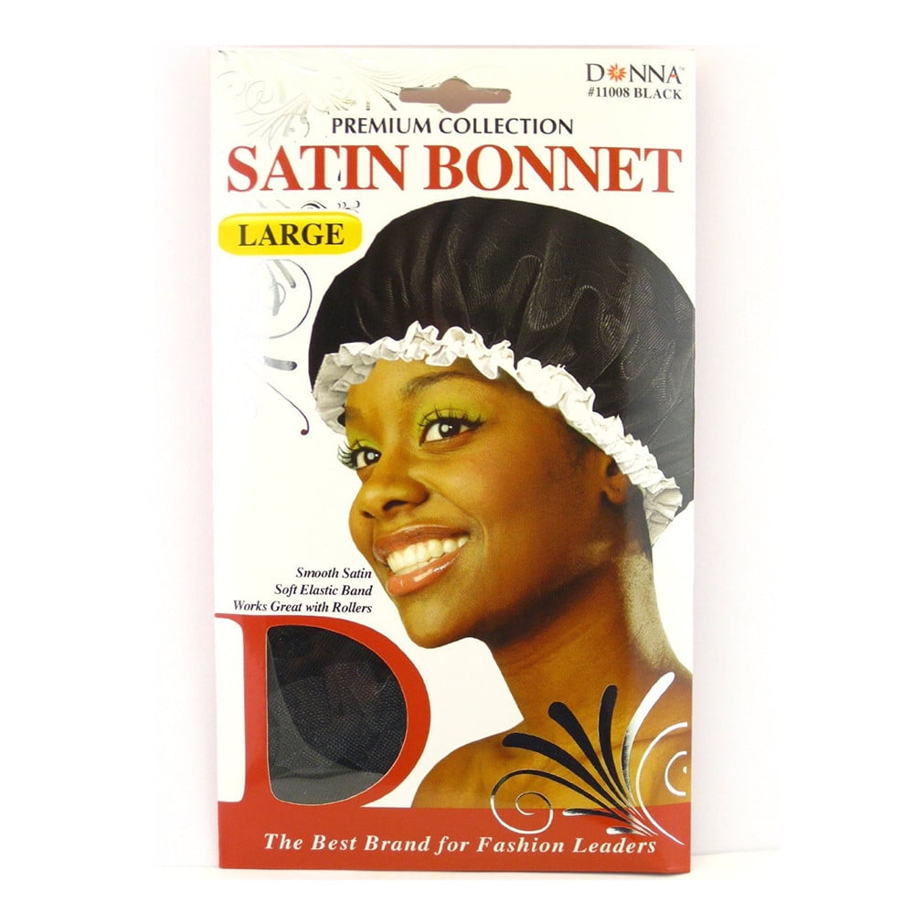 Donna Collection Premium Satin Bonnet Large, Packaging May Vary, 1 Ea ...