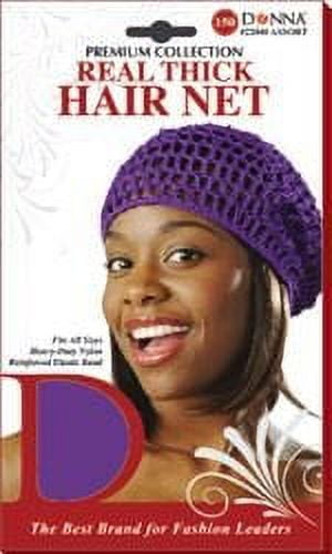 Donna Collection Titan Thick Hair, Net Black, 1 Ea - Walmart.com