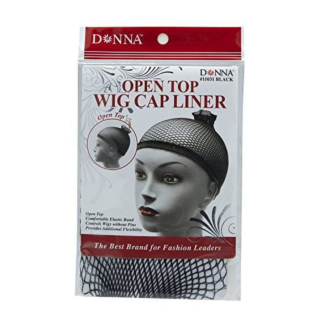 Donna Collection Wig Cap Liner Black, 1 Ea, 3 Pack - Walmart.com
