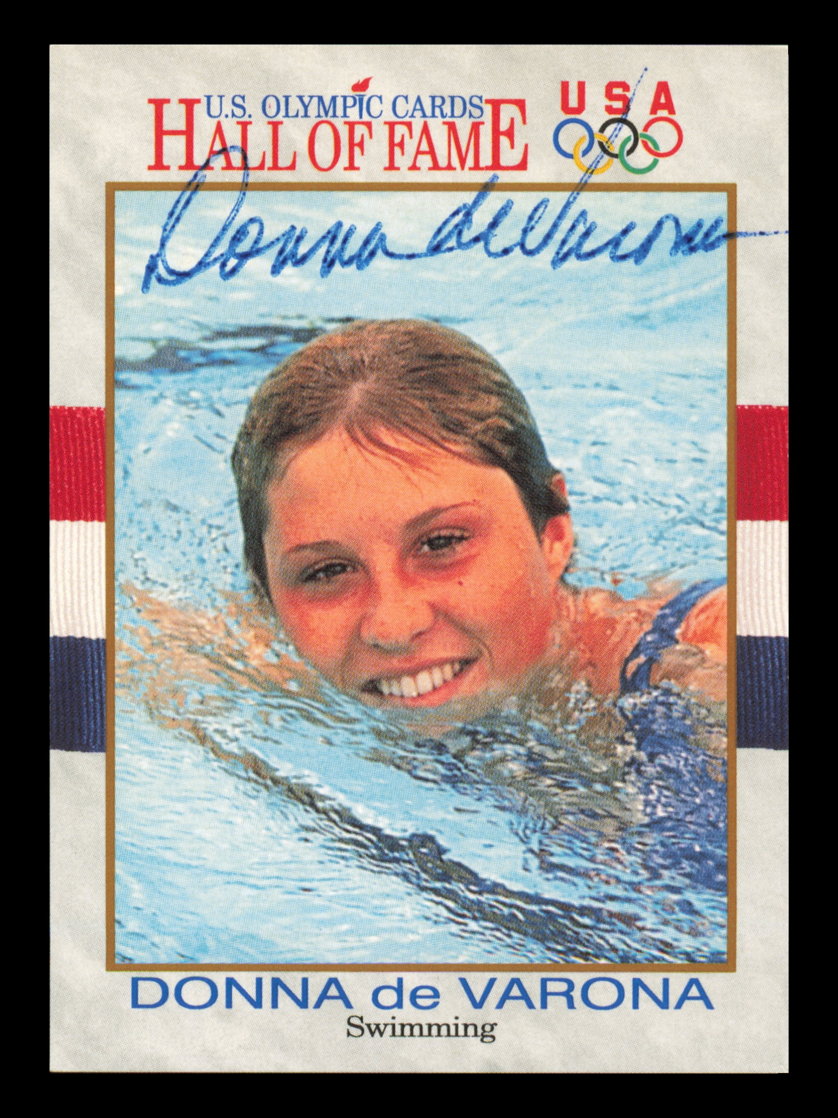 Donna De Varona Autographed 1991 Impel U.S. Olympics Card #37 SKU ...