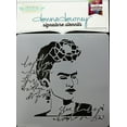 Donna Downey Signature Stencils 8.5"X8.5"-Frida - Walmart.com