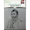 Donna Downey Signature Stencils 8.5"X8.5"-Van Gogh - Walmart.com