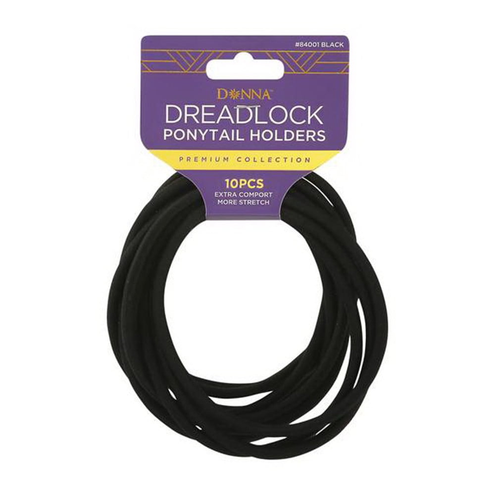 Donna Dreadlock Ponytail Holders Extra Comfort, Packaging May Vary, 1 ...