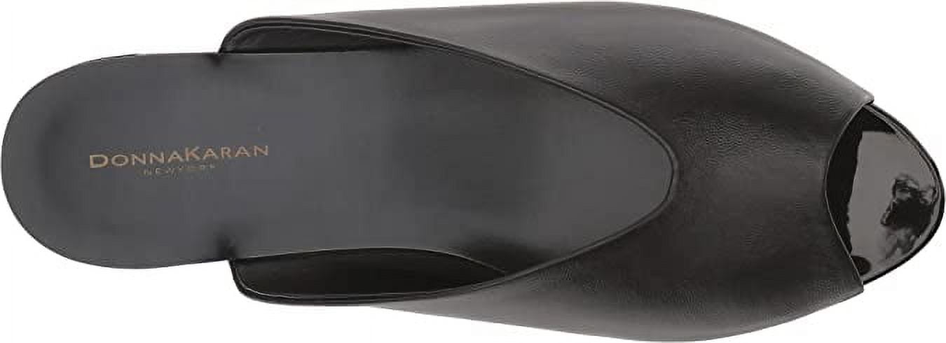 Donna Karan Zuzu Mule Black Nappa Leather 9.5 M - Walmart.com