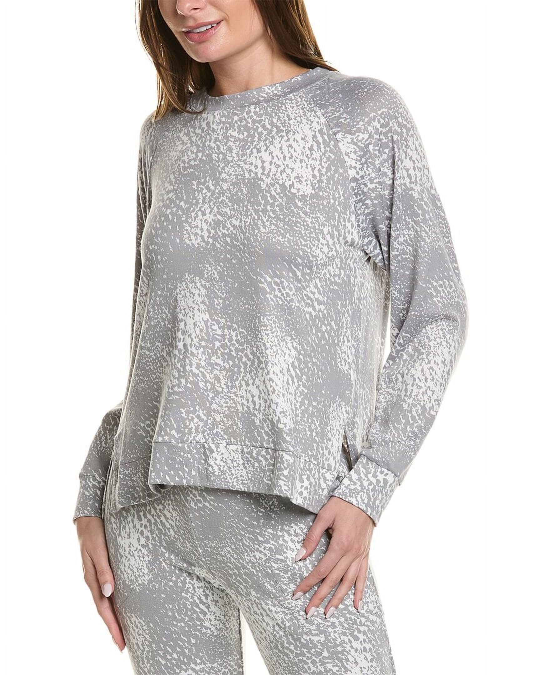 Donna Karan womens Sleepwear Lounge Top, L, Grey - Walmart.com