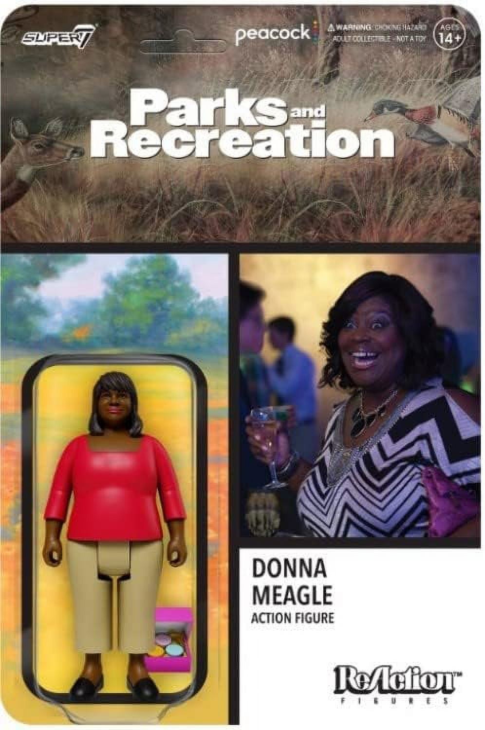Donna Meagle Parks and Recreation Super7 Reaction Figure - Walmart.com