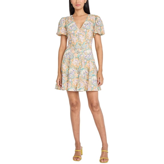 Donna Morgan womens Mini Dress, 4, Aqua - Walmart.com