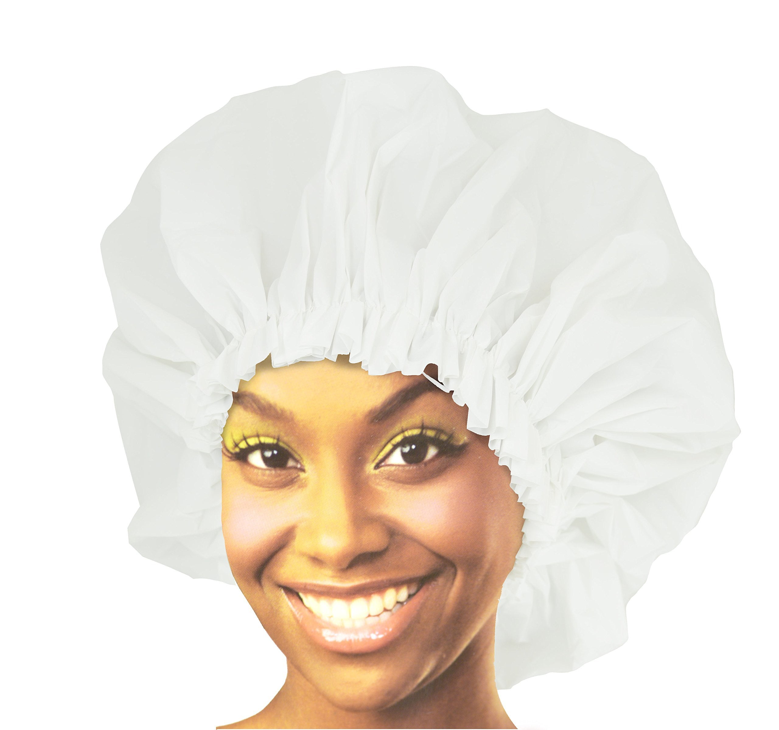 Donna Premium Collection Super Jumbo Shower Cap White 22163 - Walmart.com