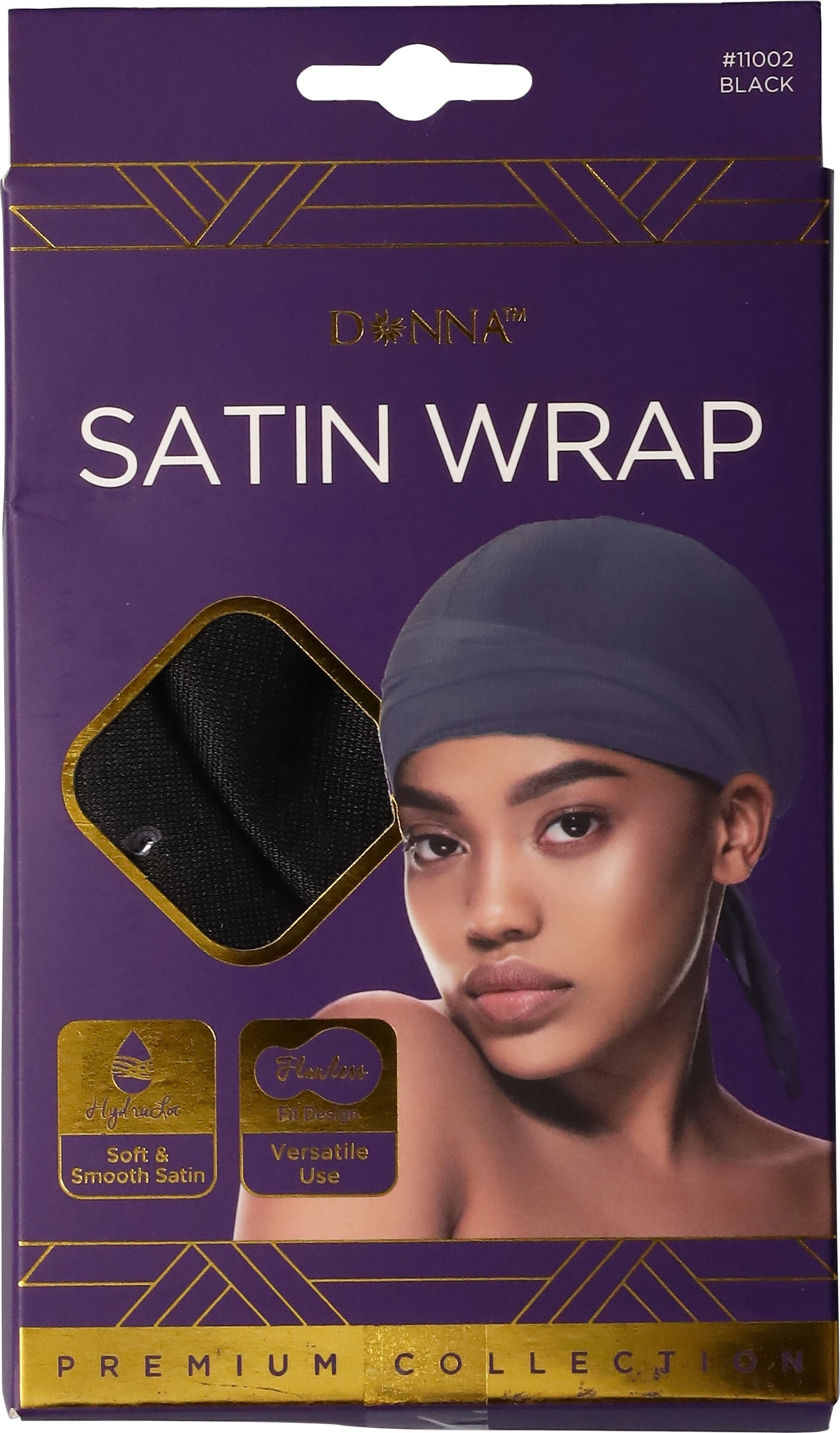 Stay Satin Tie Up Wrap