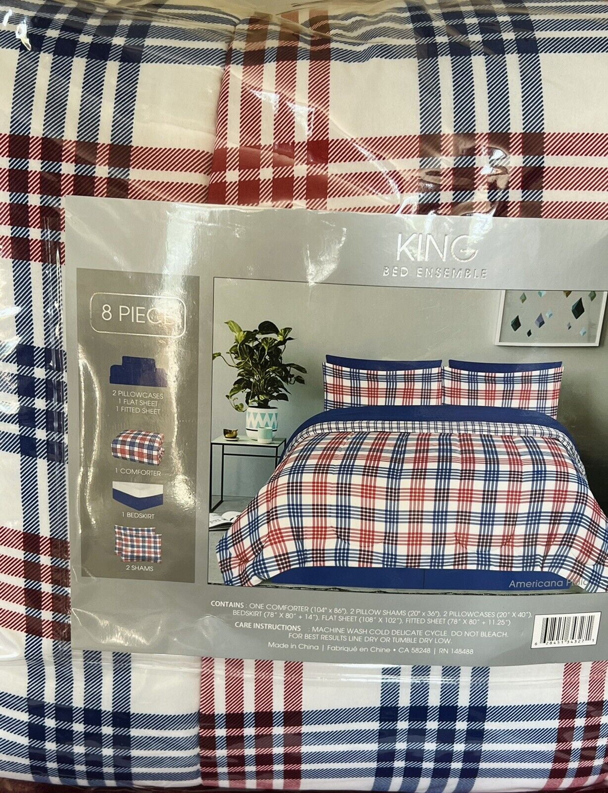 Donna Sharp 8 Pieces Printed Comforter Set, King - Walmart.com