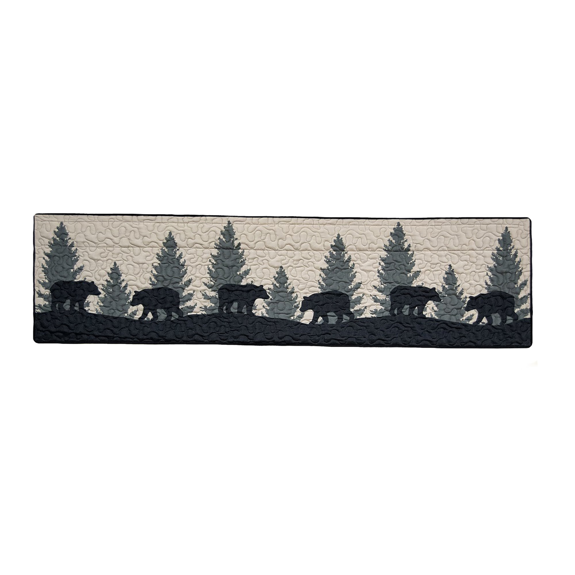 Donna Sharp Bear Walk Plaid Valance/Runner - Walmart.com