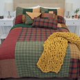 Donna Sharp Campfire Square Twin Cotton Quilt - Pieced Patchwork Cotton ...