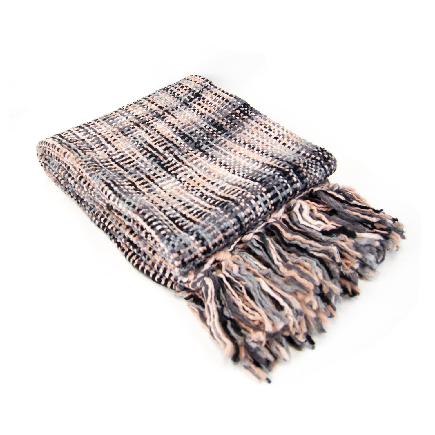 Donna Sharp Heritage Woven Throw Salmon - Walmart.com