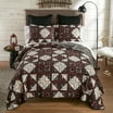 Donna Sharp Indiana Farmhouse 3 PC Patchwork Pieced Cotton King Quilt ...