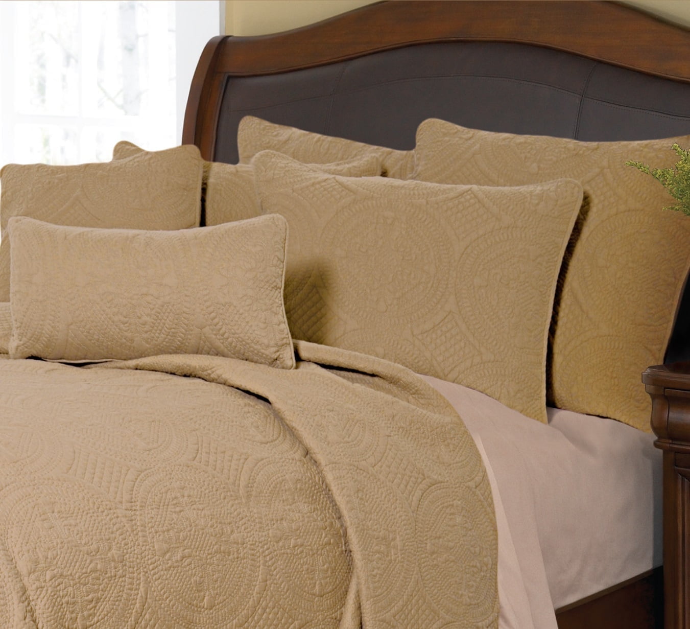 Donna Sharp Quilted Ana Sunshine Eurosham Pillow Sham - Walmart.com