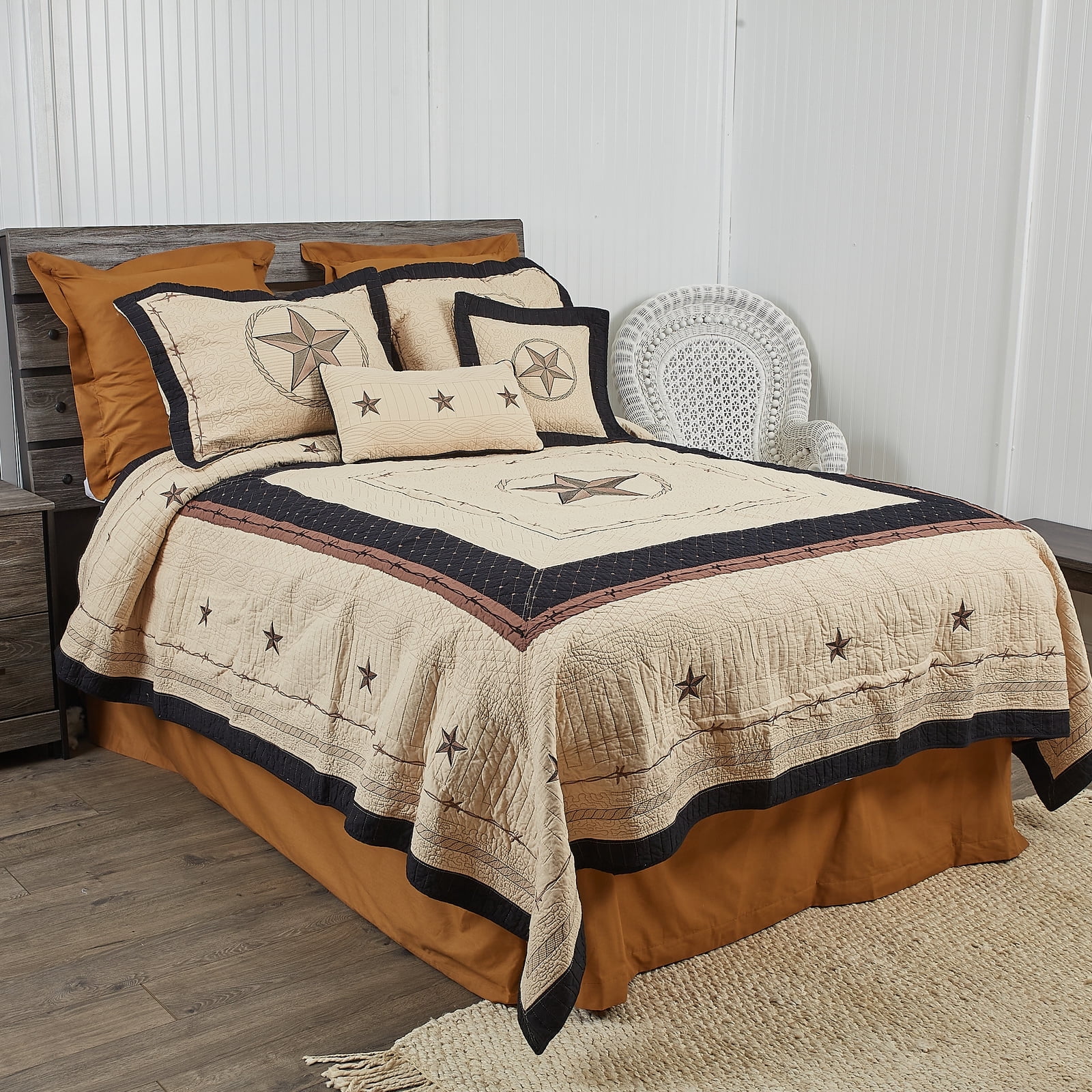 Donna Sharp Texas Pride Cotton Quilts, Full/Queen - Walmart.com