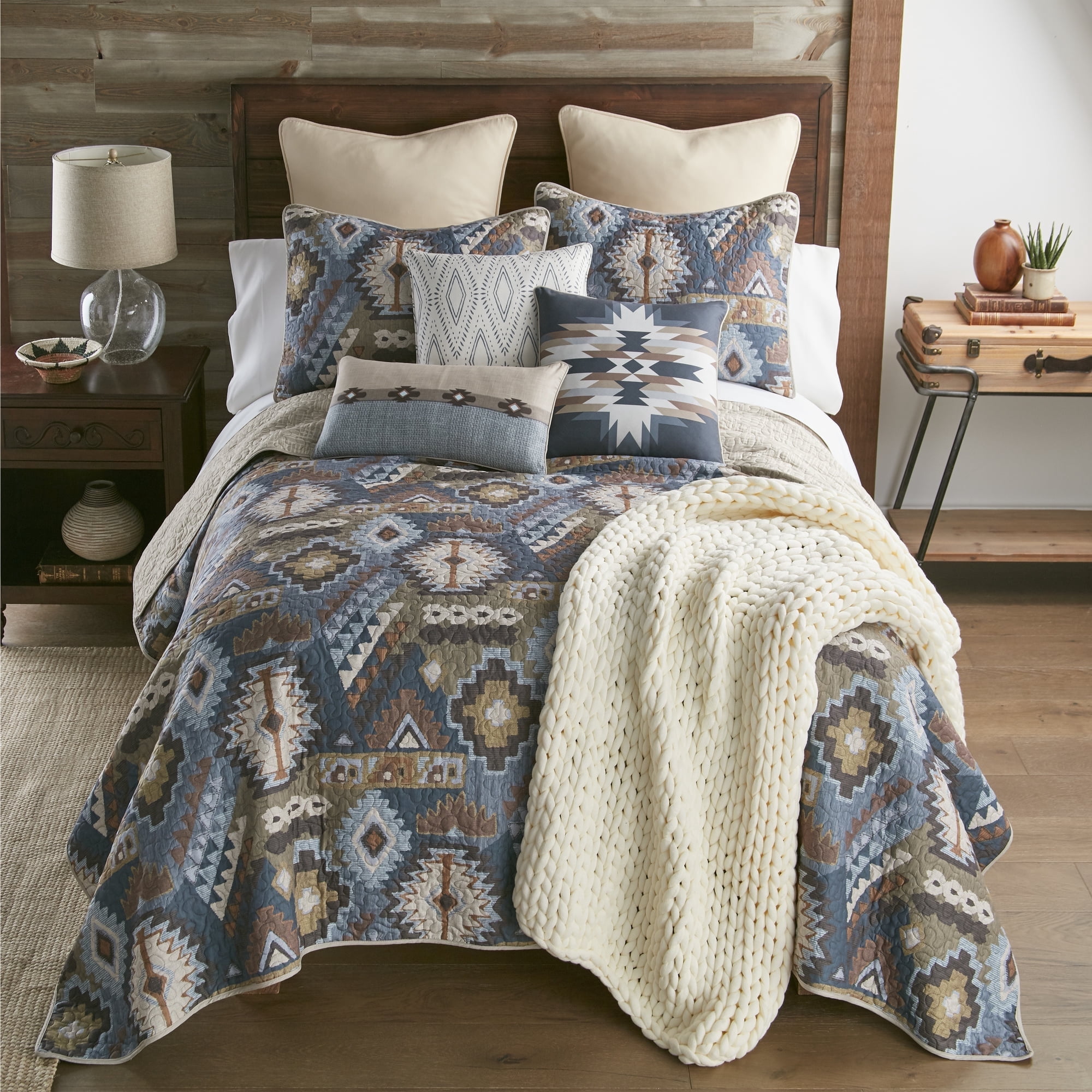 Donna Sharp Tohatchi 3PC UCC King Quilt Set - Walmart.com