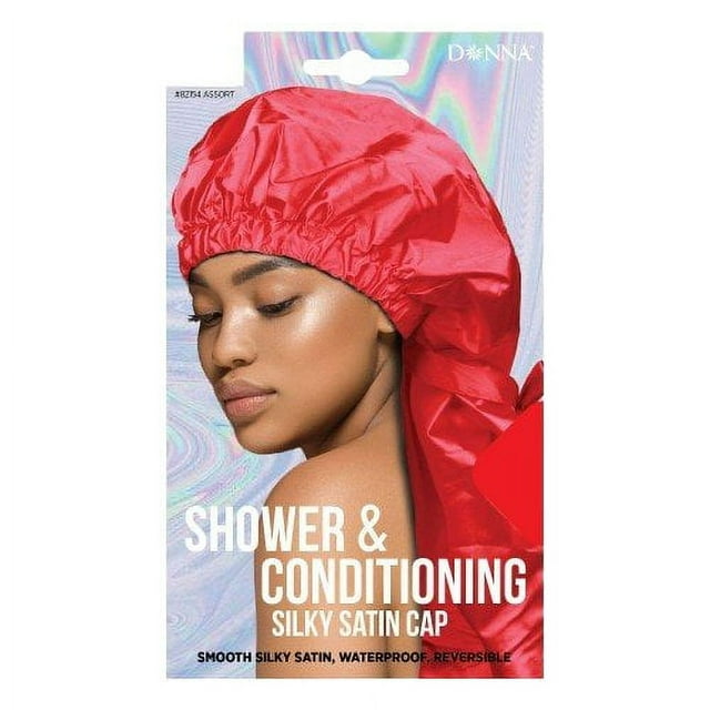 Donna Shower & Conditioning Satin Cap Colors May Vary - Walmart.com