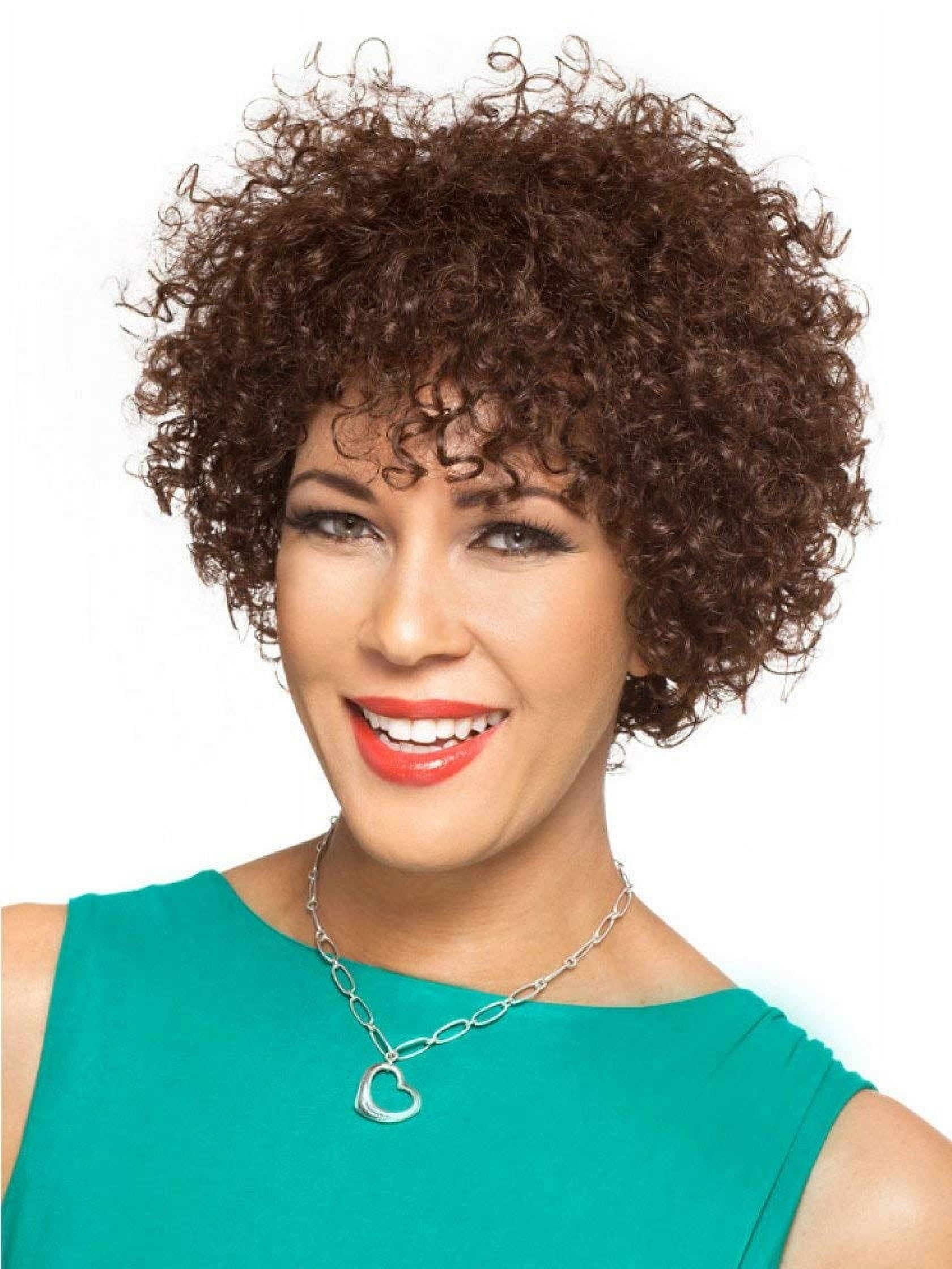 Donna Wig Color 3T34 - Foxy Silver Wigs Short Human Hair Curly Ringlets ...