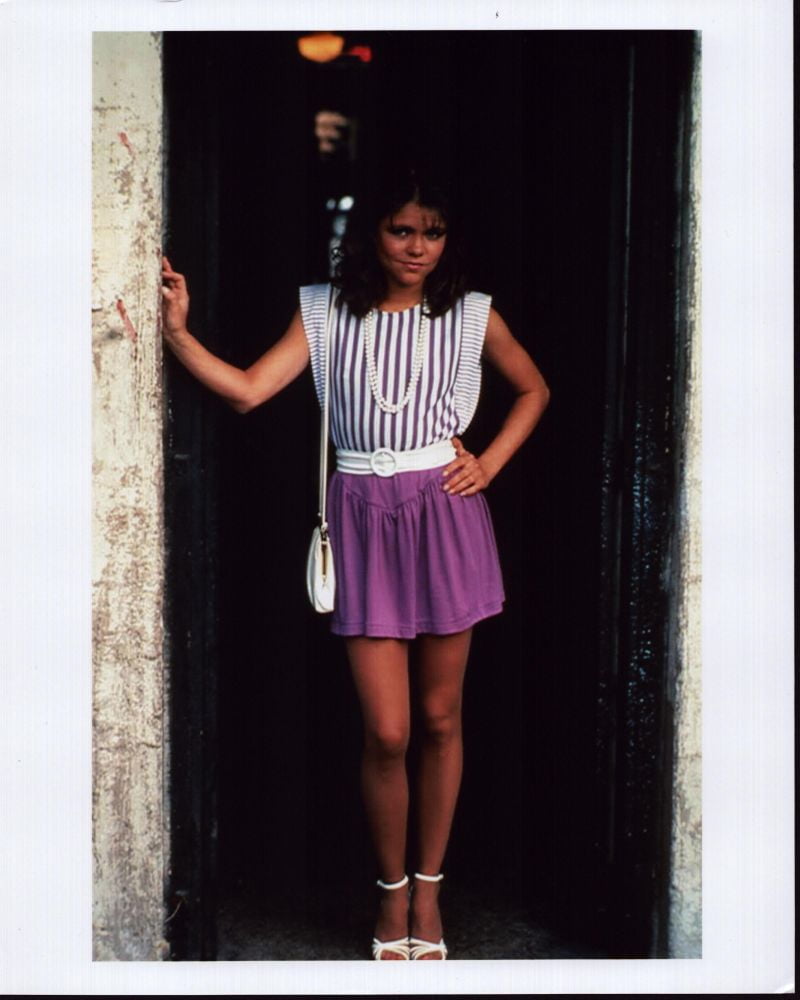 Donna Wilkes In Purple And White Outfit In Angel Photo Print (8 x 10 ...