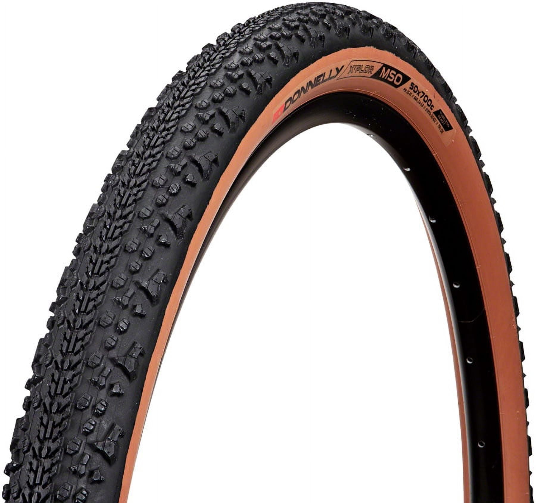 Donnelly Sports X'Plor MSO Tire Tubeless, Folding, Black/Tan, 120TPI 700 x 50 - Walmart.com