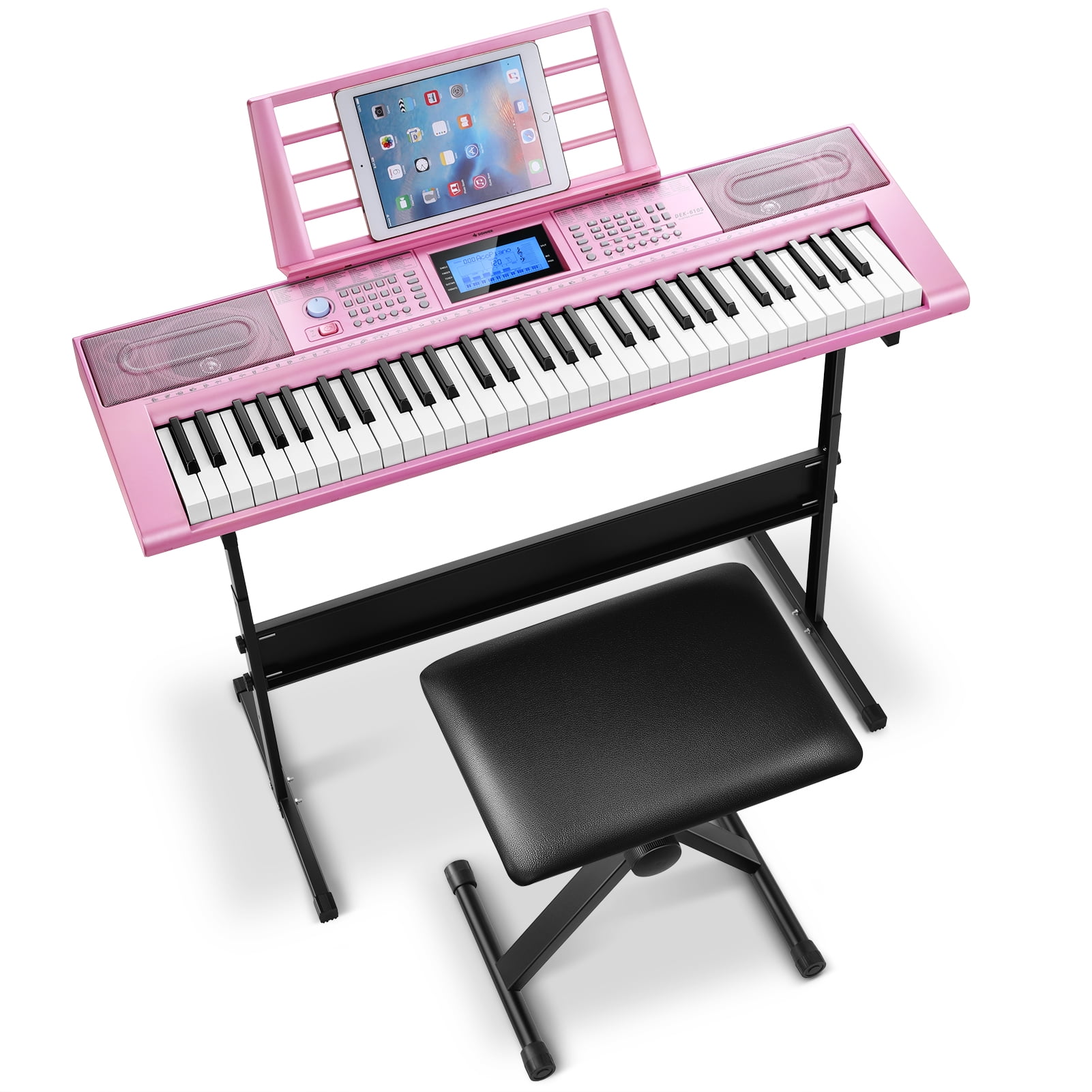 Donner 61-Key Electric Piano Kit Beginner-Friendly with 249 Tones ...