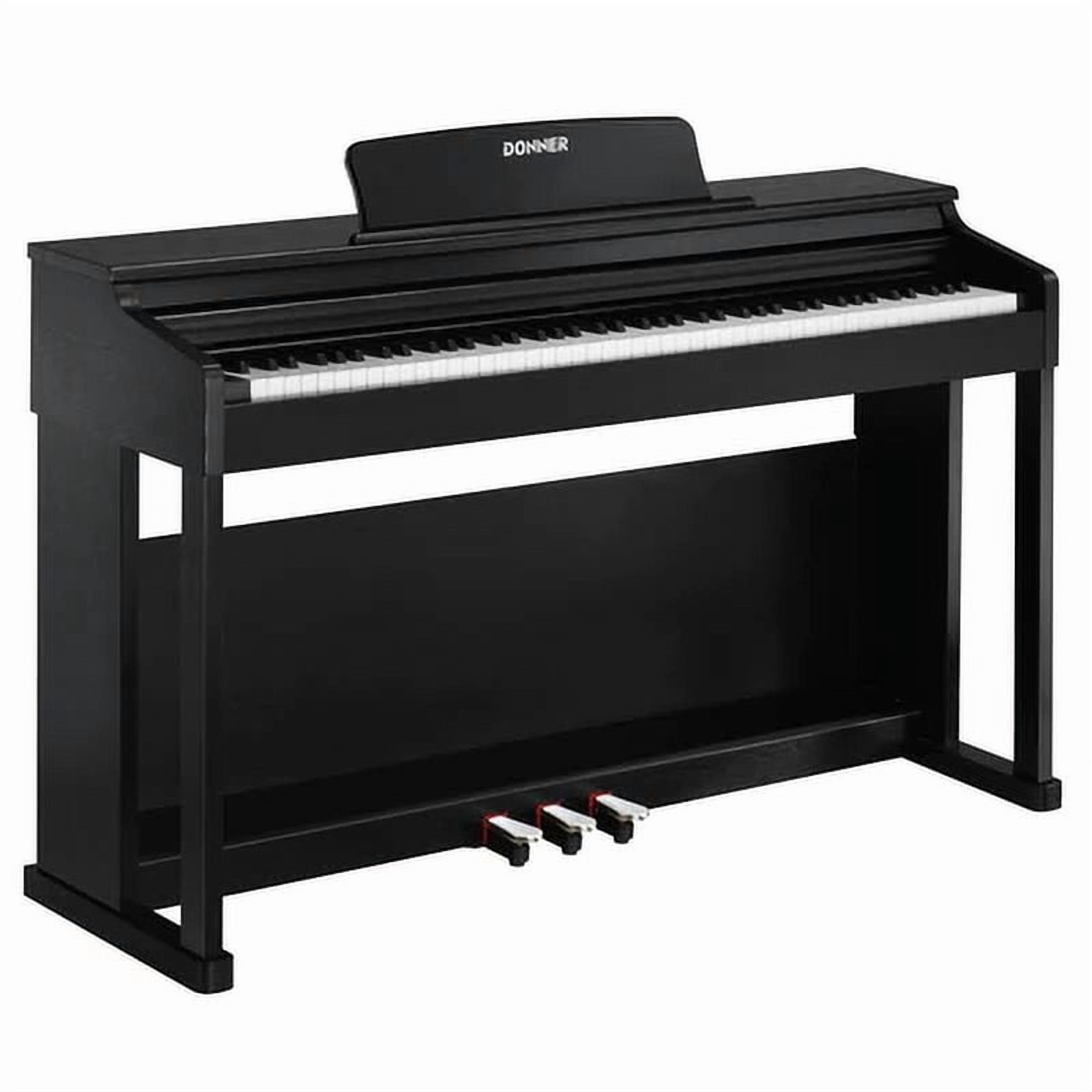 Donner DDP-100 Digital Piano, 88-Key Weighted Action, Beginner Bundle ...