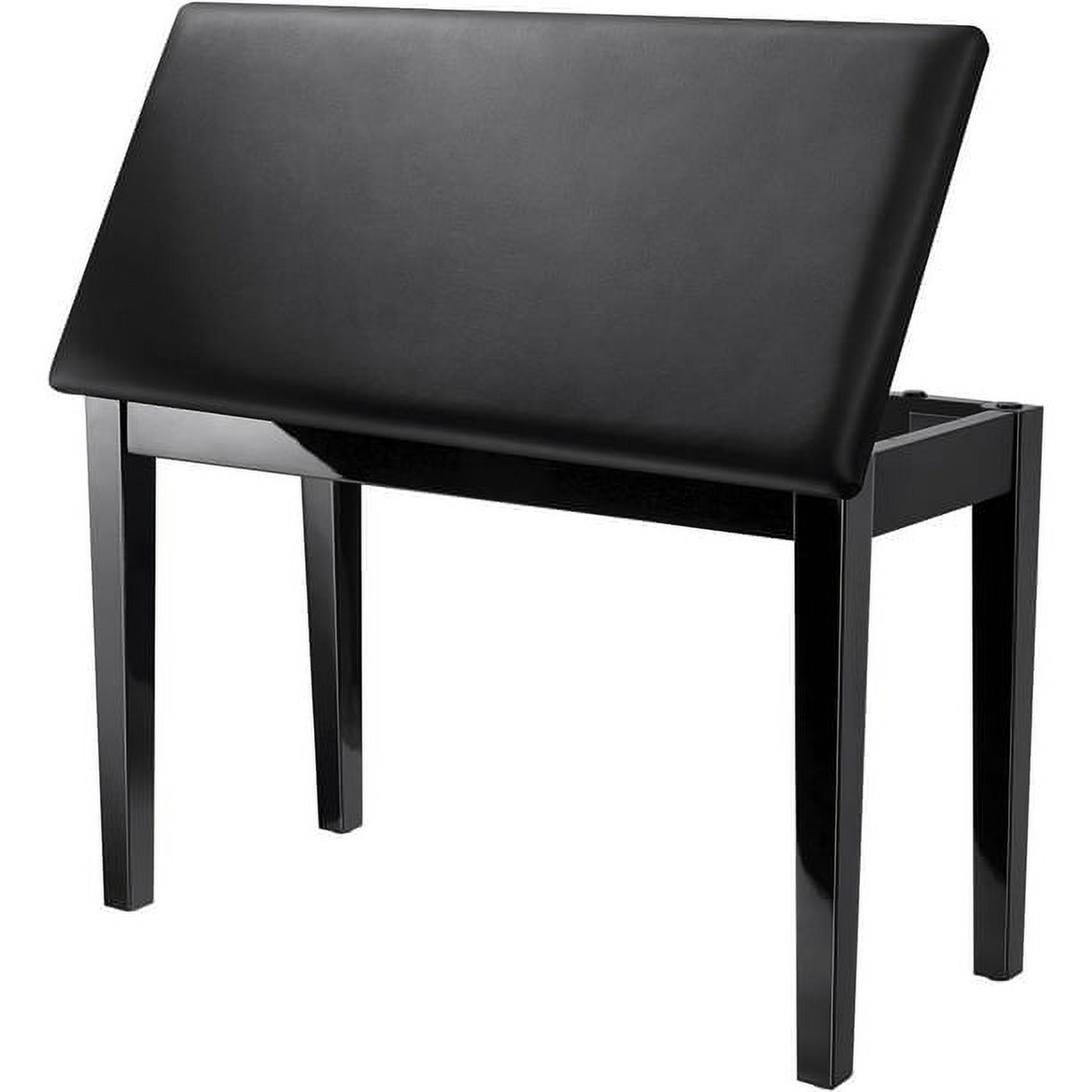 CPS Mahogany Grand Piano Bench with Music Storage - Walmart.com