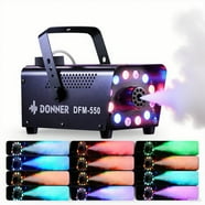 TCFUNDY 1500W DJ Fog Machine with Wireless Remote Control and LED RGB ...