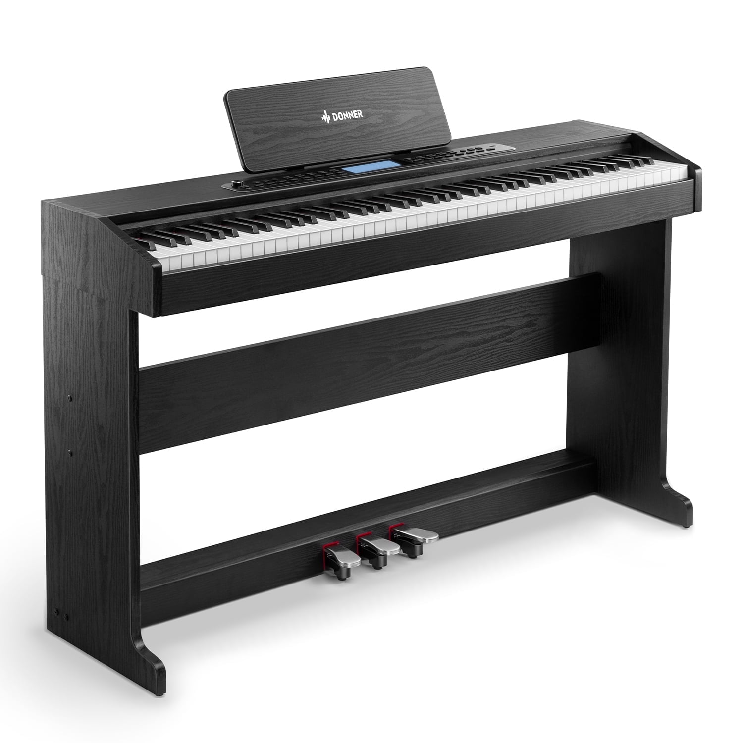 Donner New Upgraded Digital Piano 88 Key Fully Weighted Keyboard with ...