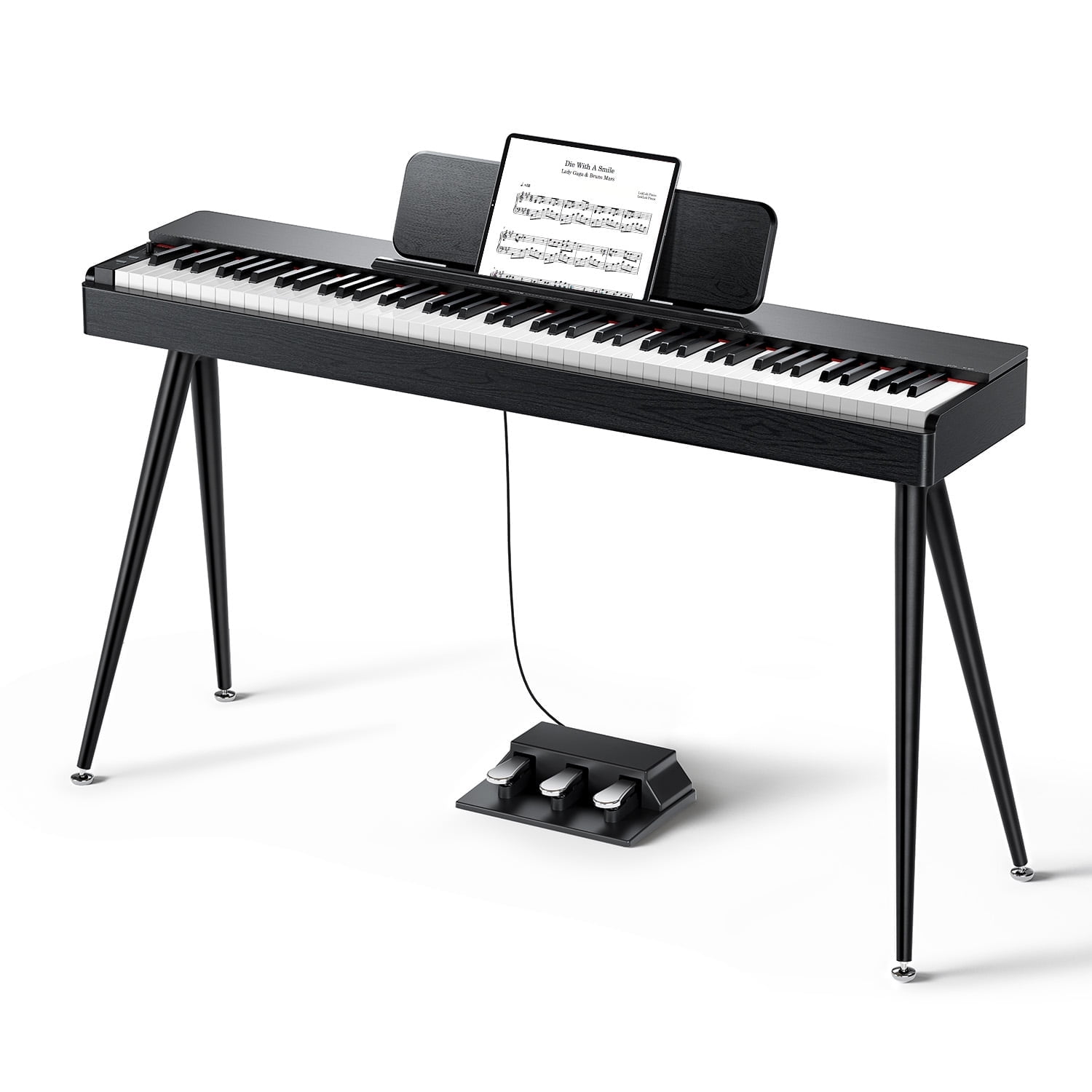 Donner OURA™ S100 Home Digital Piano with 88 Key Weighted Keyboard for ...